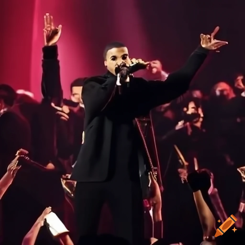 Private birthday concert with drake on Craiyon