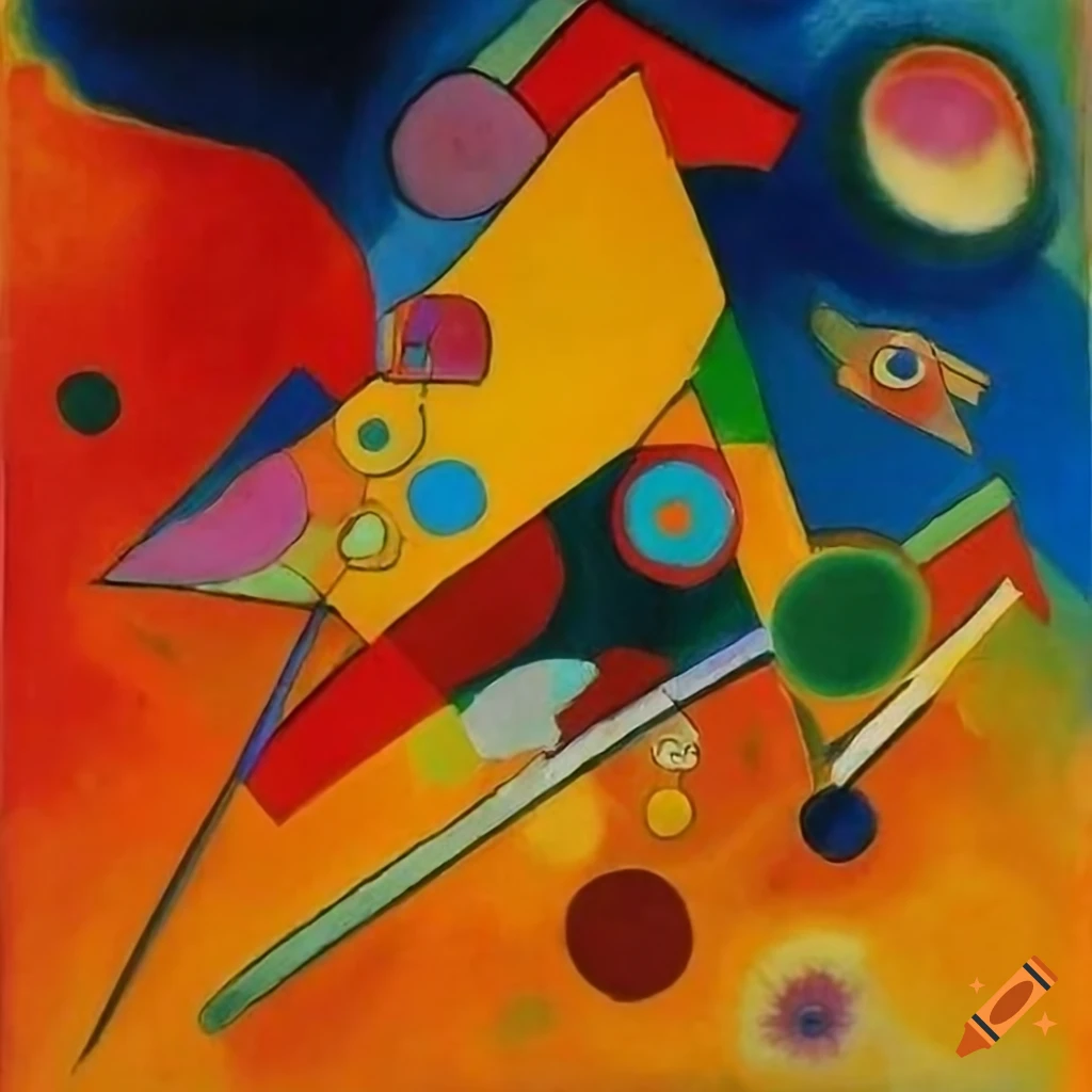 Ascending kandinsky 1929 picture from russian avant-garde movement on ...