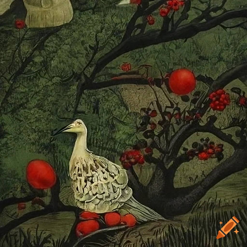 Highly detailed intricate illustration with burned edges by famous ...