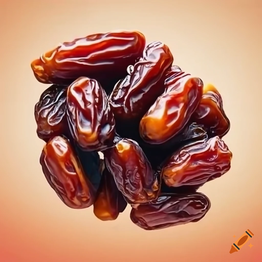 Dates fruit close up on Craiyon