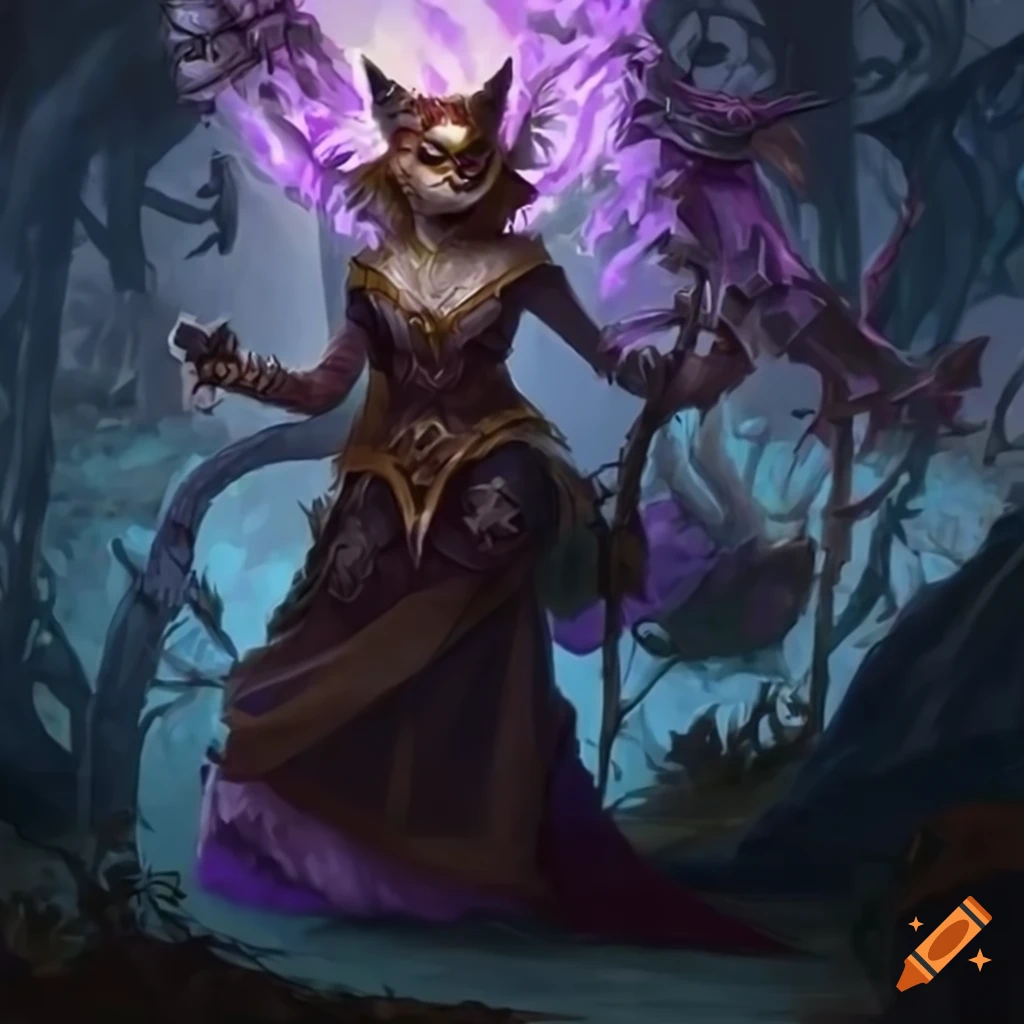 Enchanting fox witch in pathfinder inspired attire on Craiyon