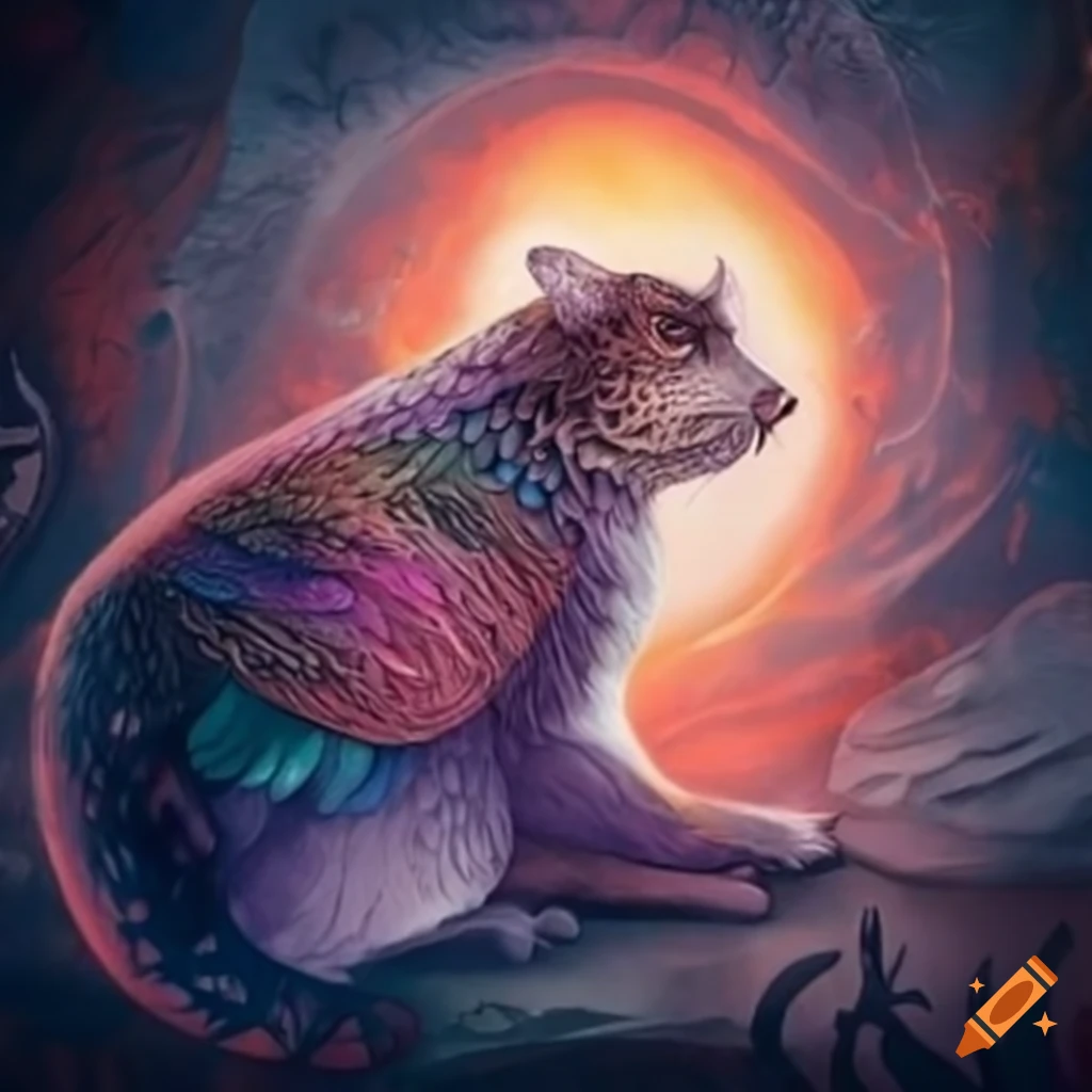 Fantasy animal on Craiyon