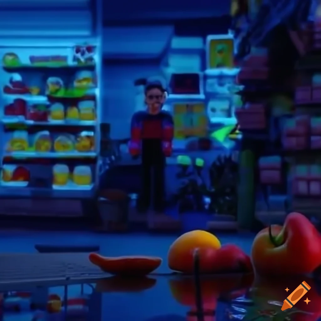Omega mart with lemons and killer tomatoes in a sci-fi city battle ...