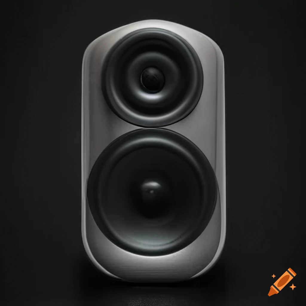 High tech music speaker on Craiyon