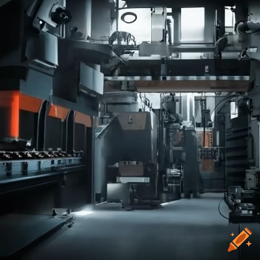 Industrial production machine on Craiyon