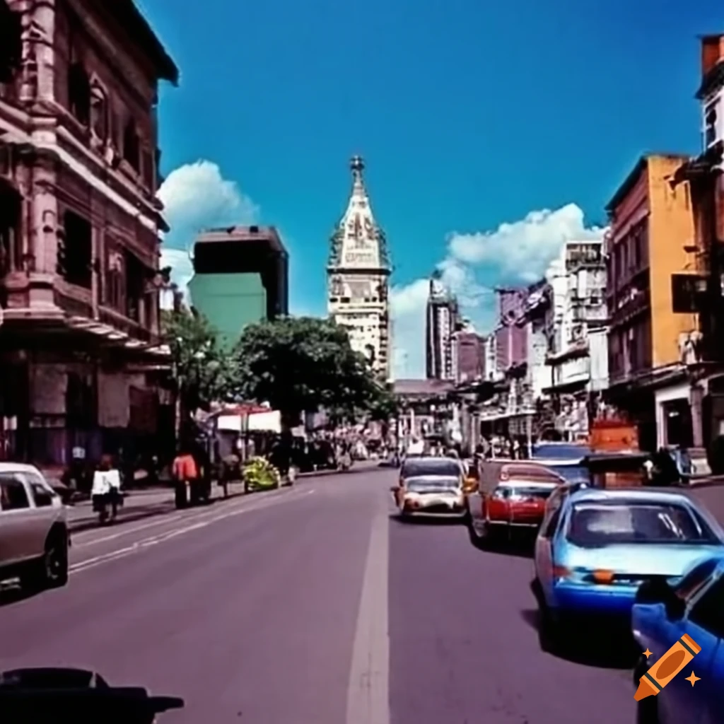 Streets of cali in valle del cauca, colombia in 1998 on Craiyon