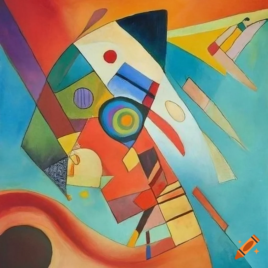 Kandinsky 1929 abstract art in russian avant-garde style on Craiyon
