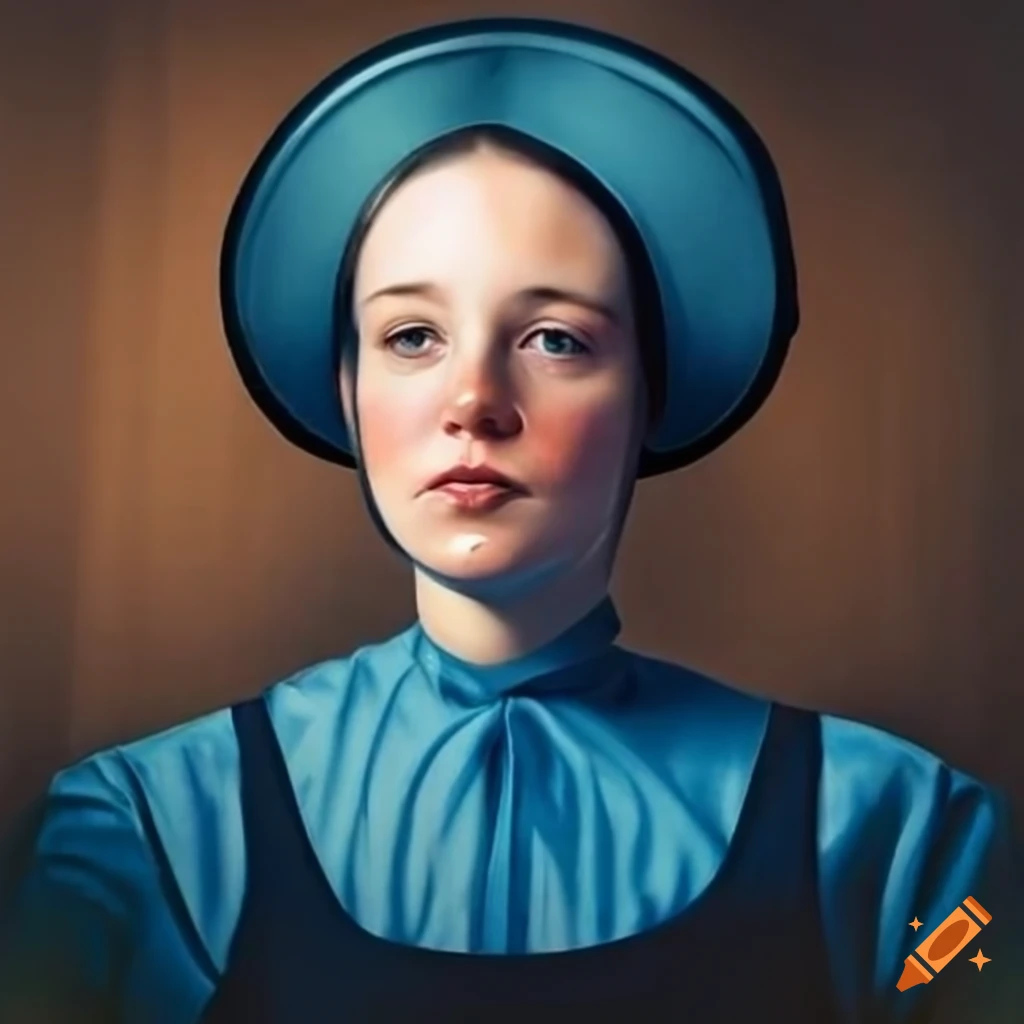 Amish woman on Craiyon