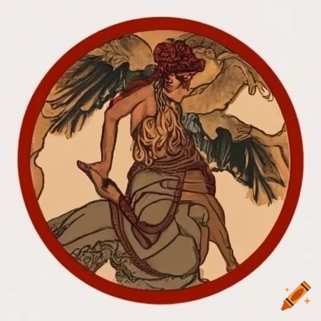 Greek mythology book cover design on Craiyon