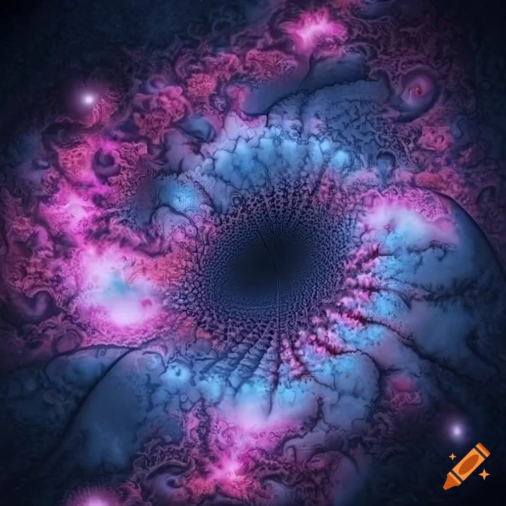 Fractal starscape DNA in hyper-realistic style inspired by Jessica ...