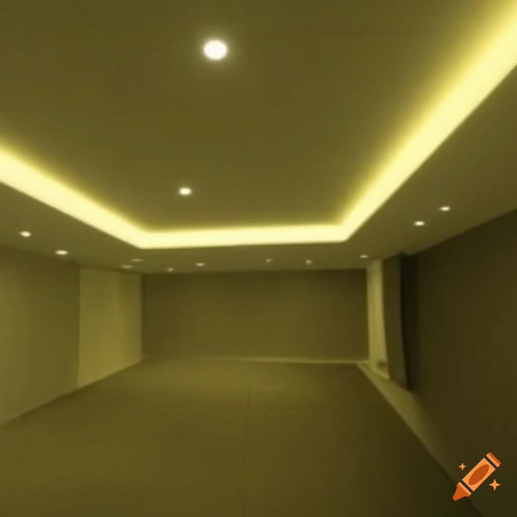 Non-linear space resembling retail outlet back rooms in Level 0 on Craiyon