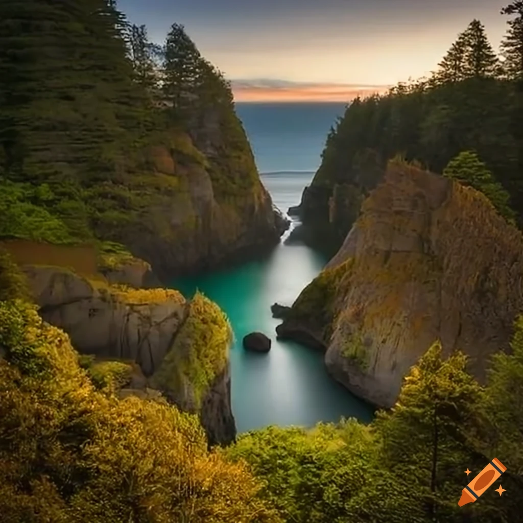 Pacific state on Craiyon