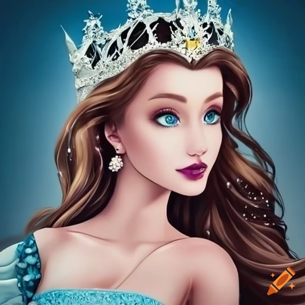 Beautiful princess on Craiyon