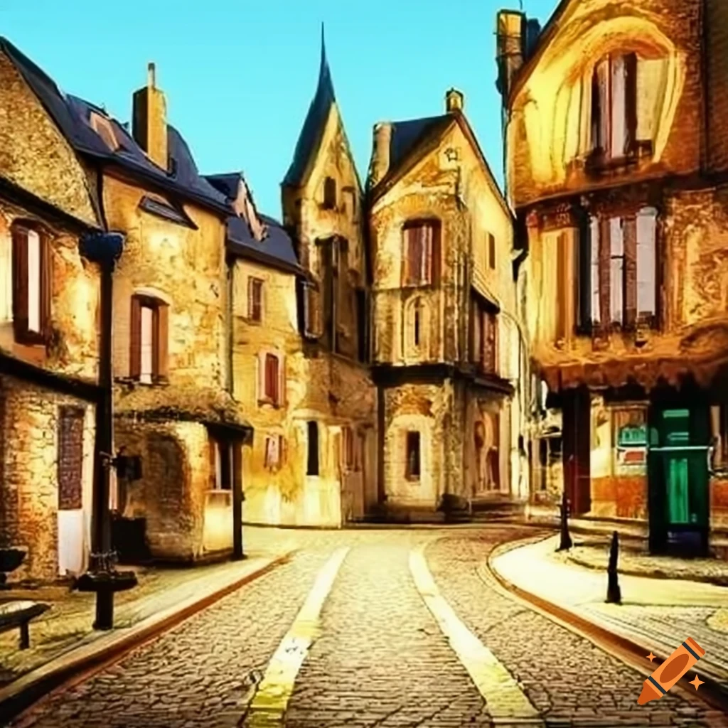 Medium-sized city in a galaxy on Craiyon