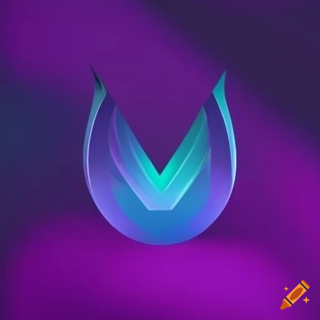 Ultra-violet logo on Craiyon