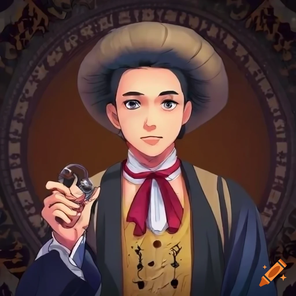 Anime portrait of a filipino spanish colonial era businessman with a ...