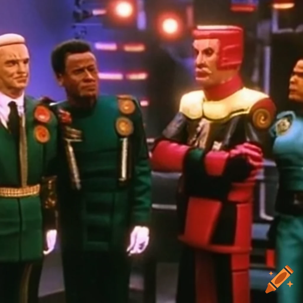 1980s doctor scene from red dwarf on Craiyon