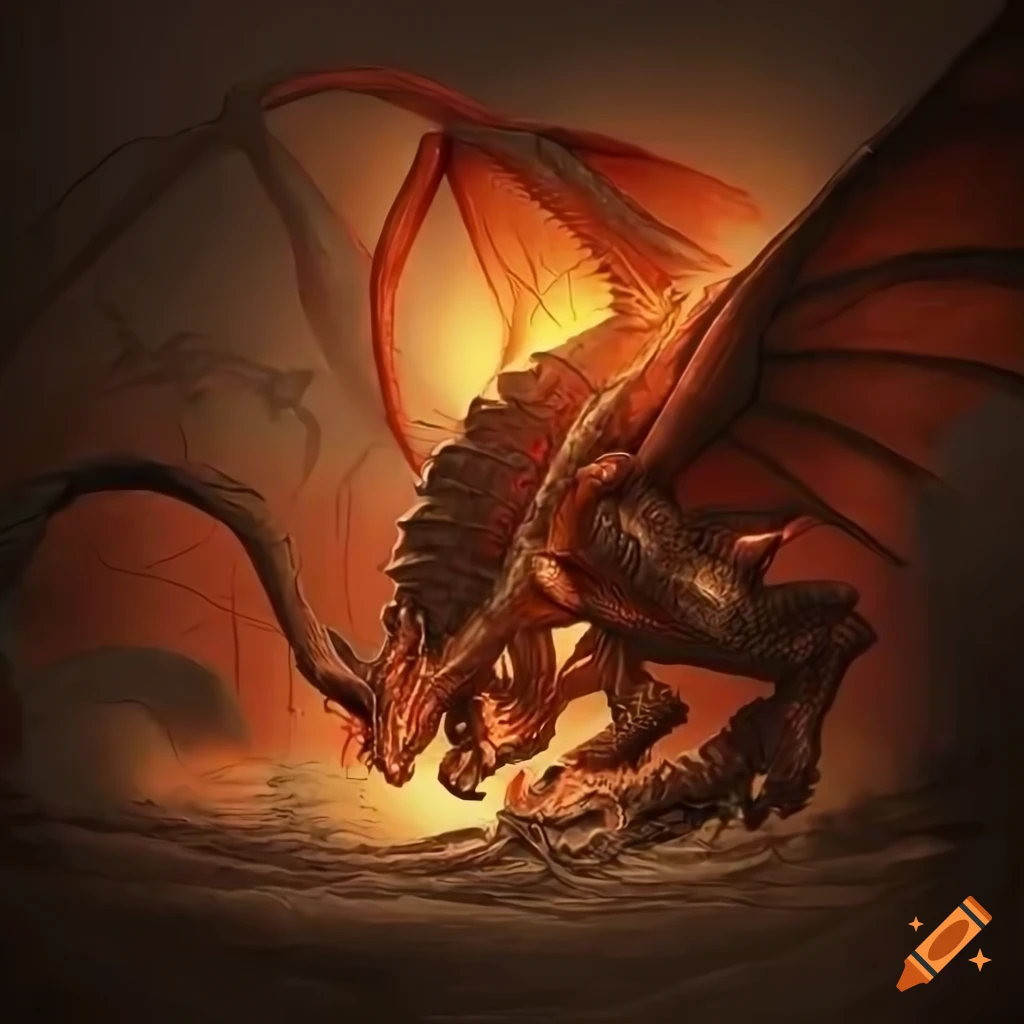 Dragon scientist with intricate scales in a multidimensional lab setup ...