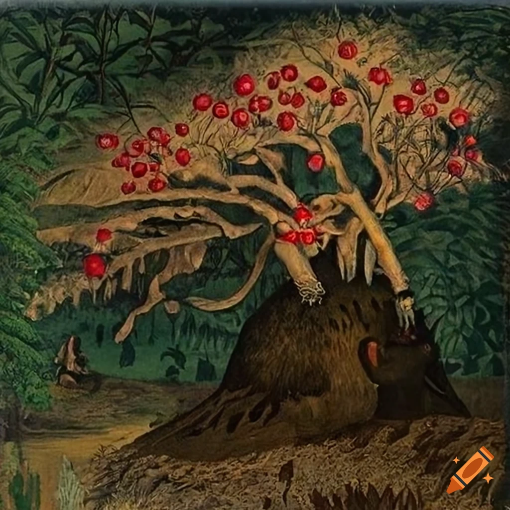 Highly detailed illustration with burned edges by famous artists on Craiyon