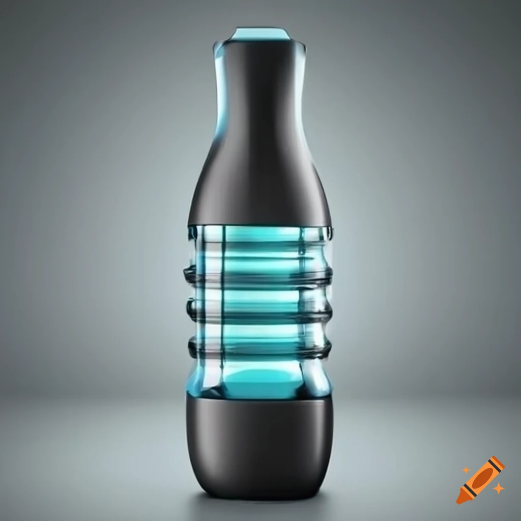 Modern design smart bottle with futuristic elements on Craiyon