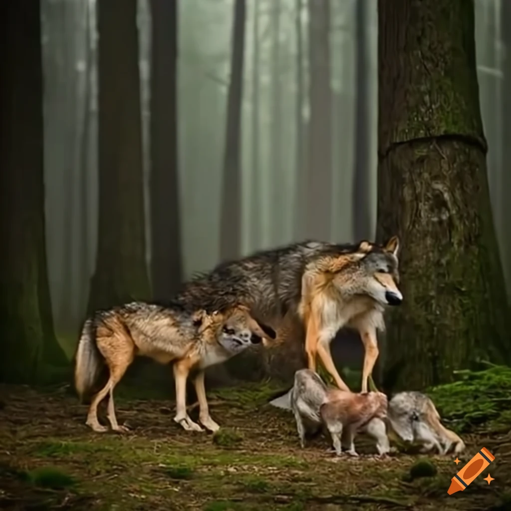 Wolf Protecting Pack Wolves Shot And Mutilated As Italy Considers