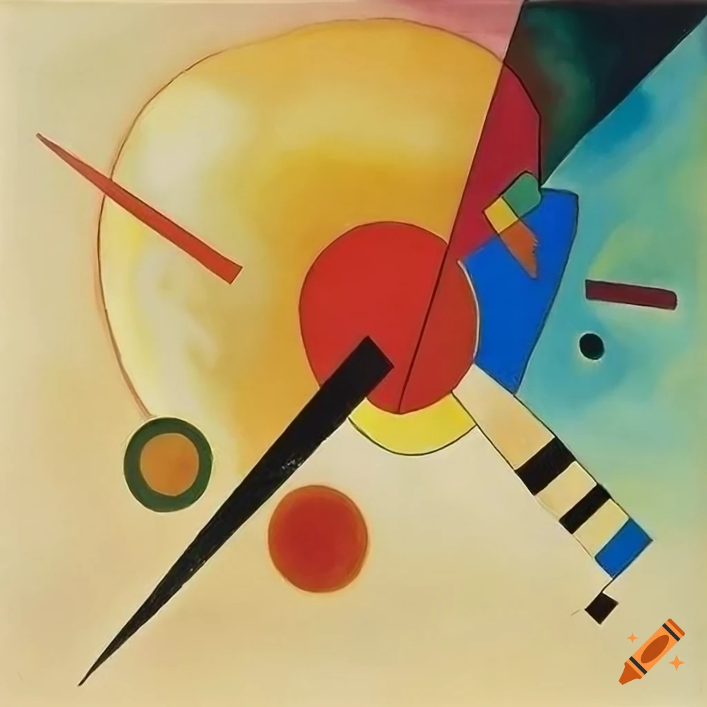 Ascension artwork by kandinsky in russian avant-garde style on Craiyon