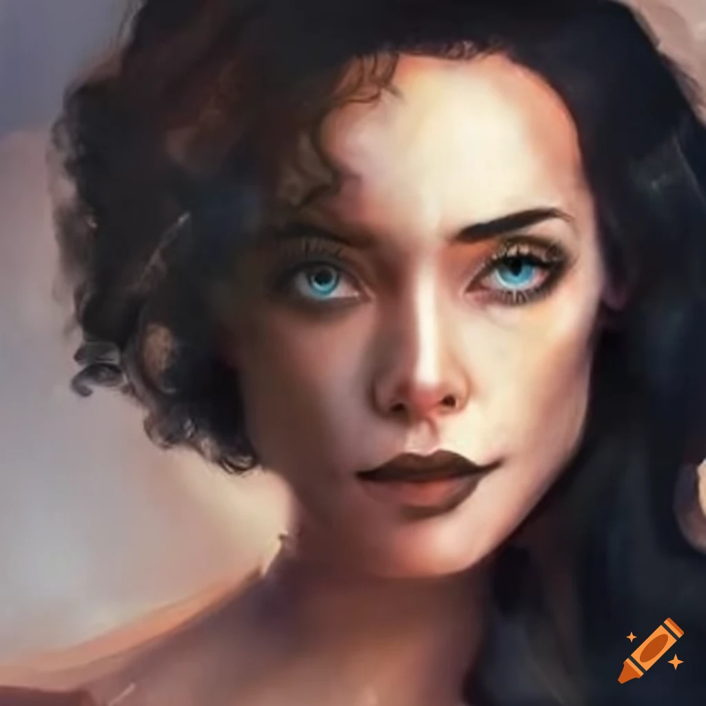 Woman mastering the elements on Craiyon