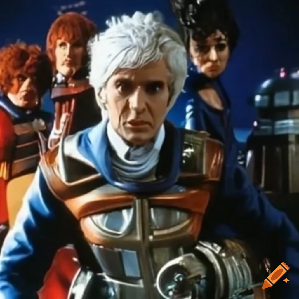 1980s doctor who scene featuring gunnm on Craiyon