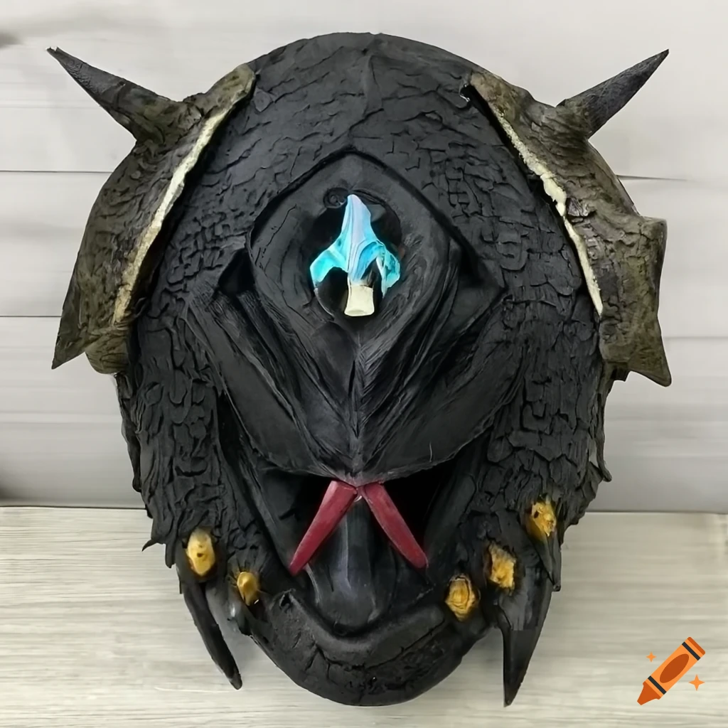 Biopunk mask inspired by otherworldly creatures on Craiyon