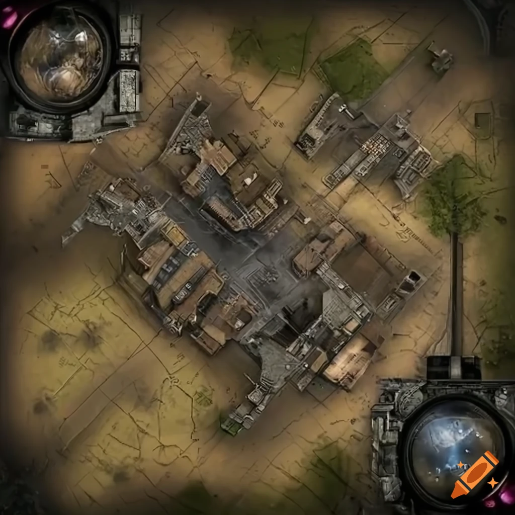 Company of heroes 3 map on Craiyon