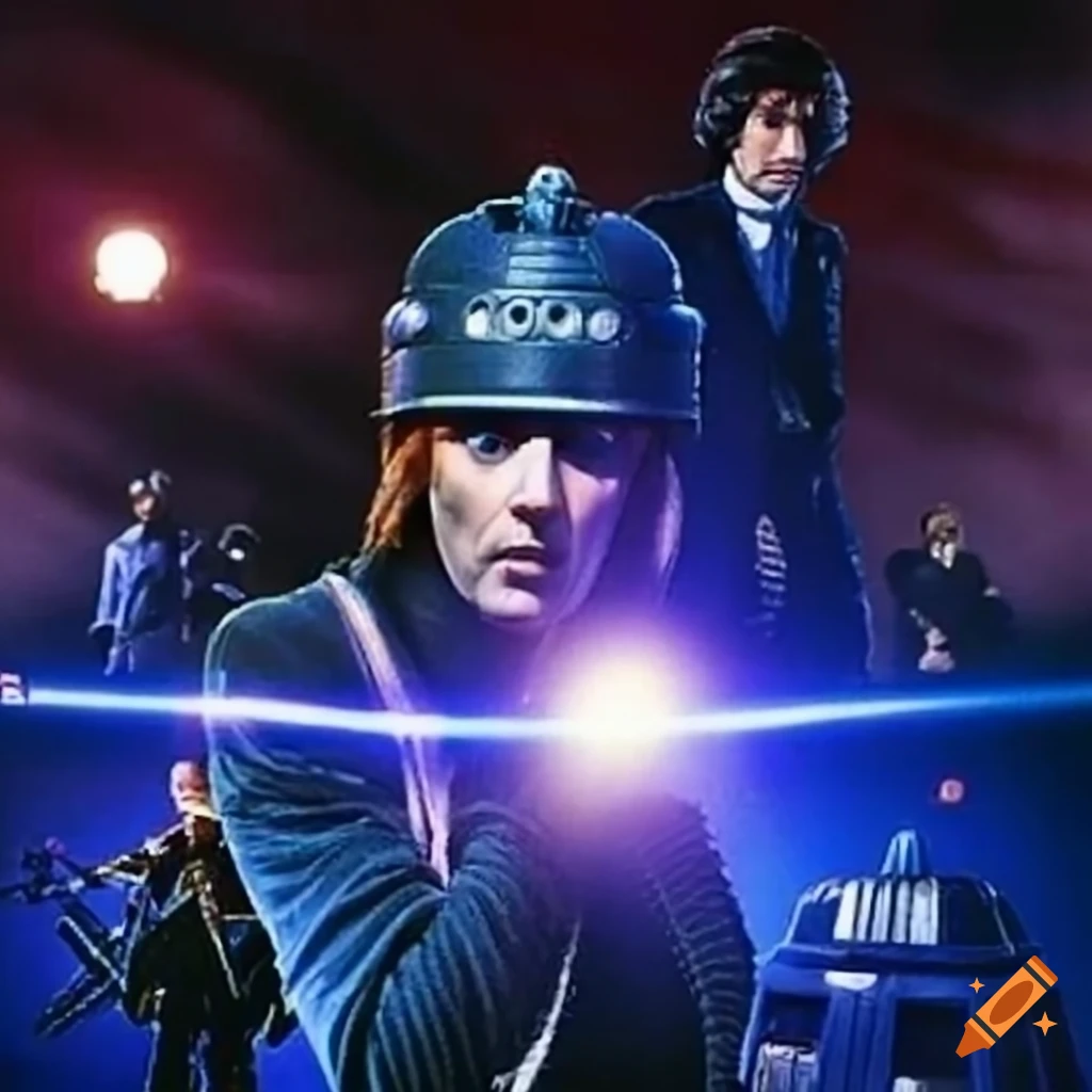 1980s doctor who scene featuring gunnm on Craiyon