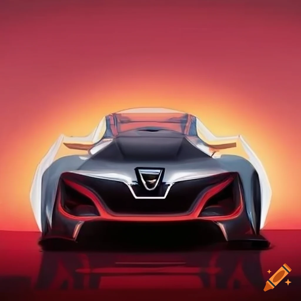New Dacia sportscar concept drawing on Craiyon