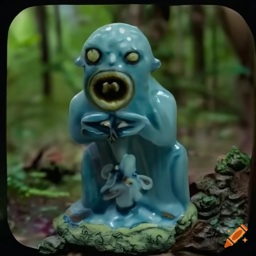 Enchanted forest scene with fairy and mythical creatures on Craiyon