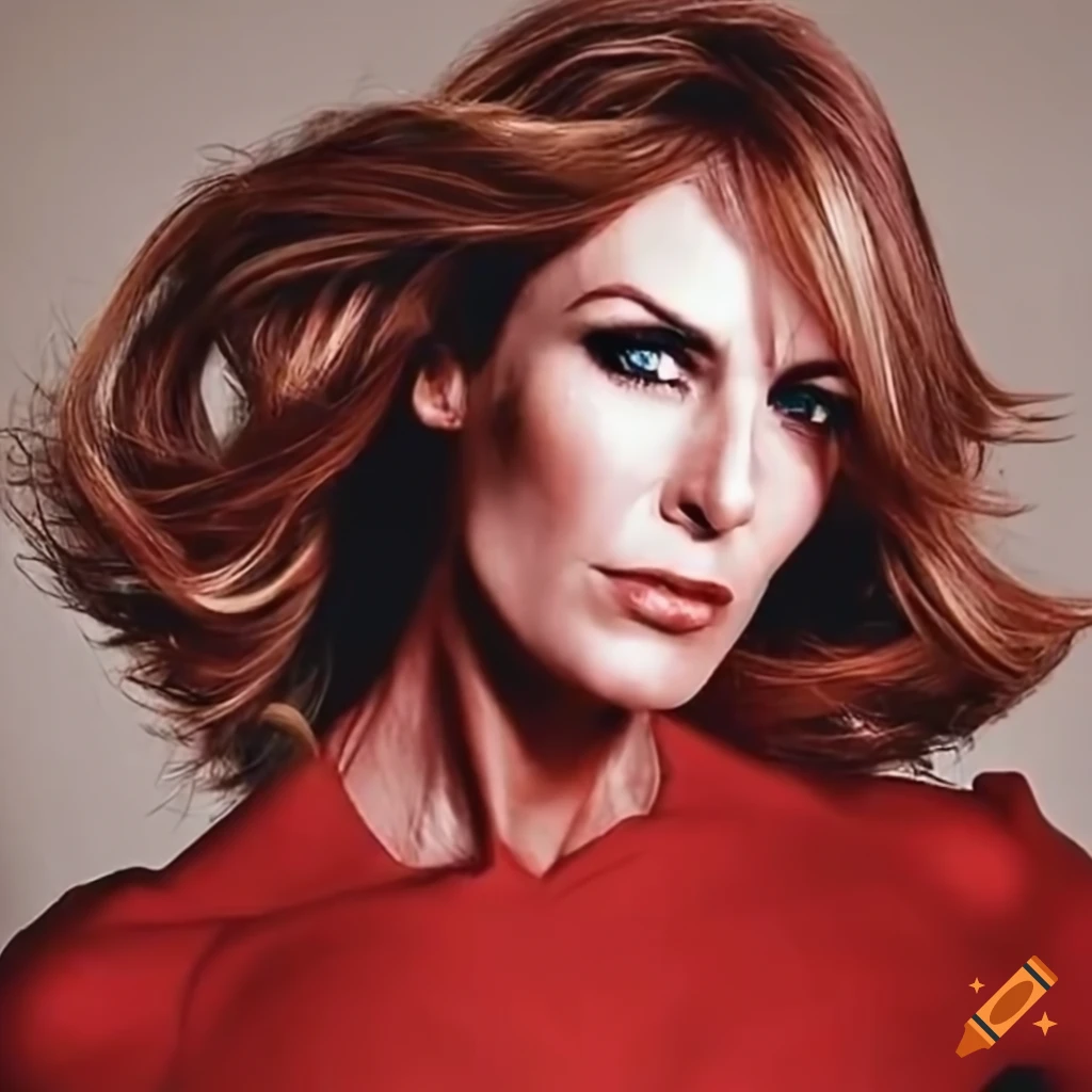 Actress/Bodybuilder Stacy Haiduk in a red dress with empowering quote ...