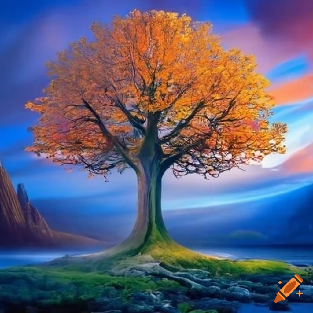 Heaven tree on Craiyon