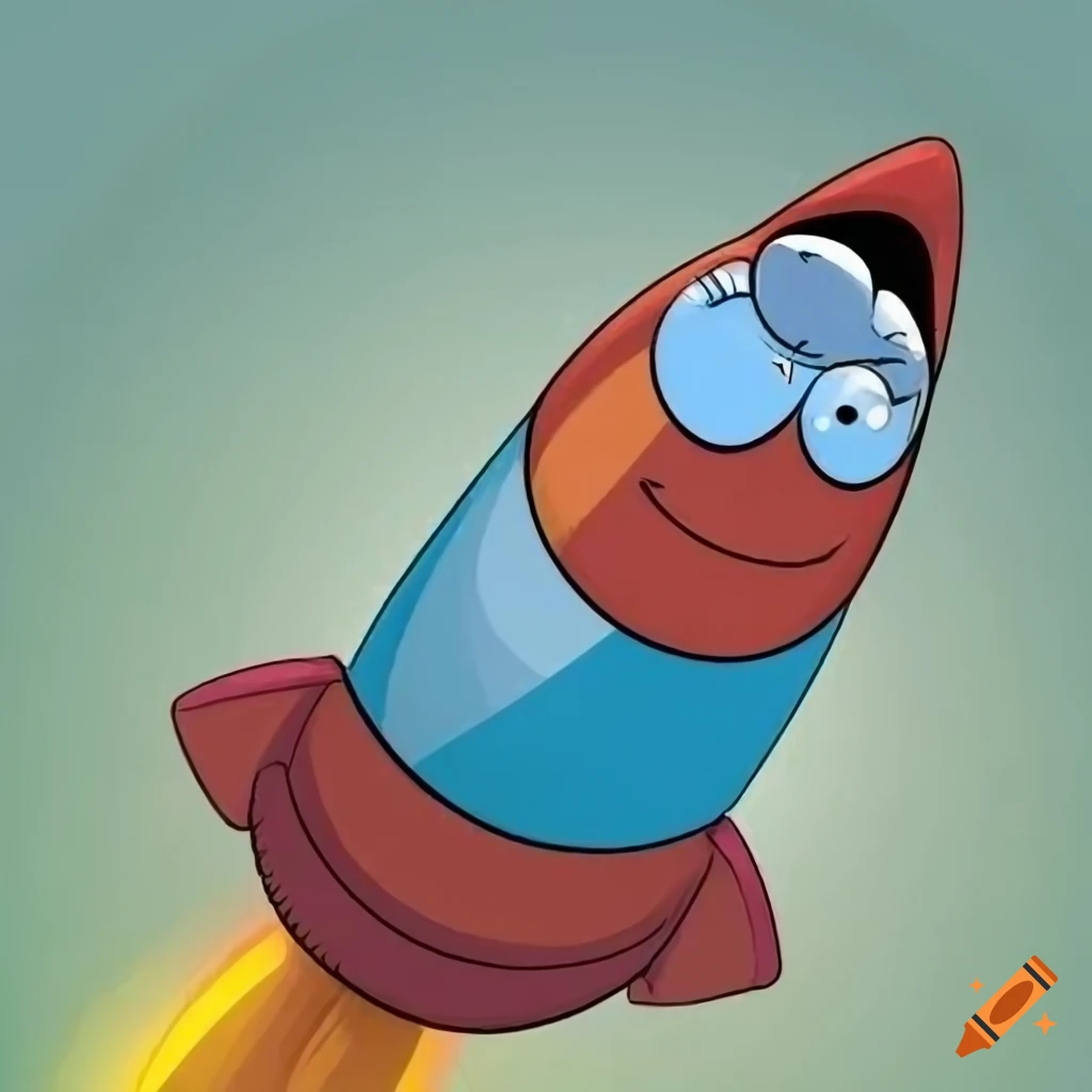 Colorful cartoon illustration of a torpedo winner on Craiyon