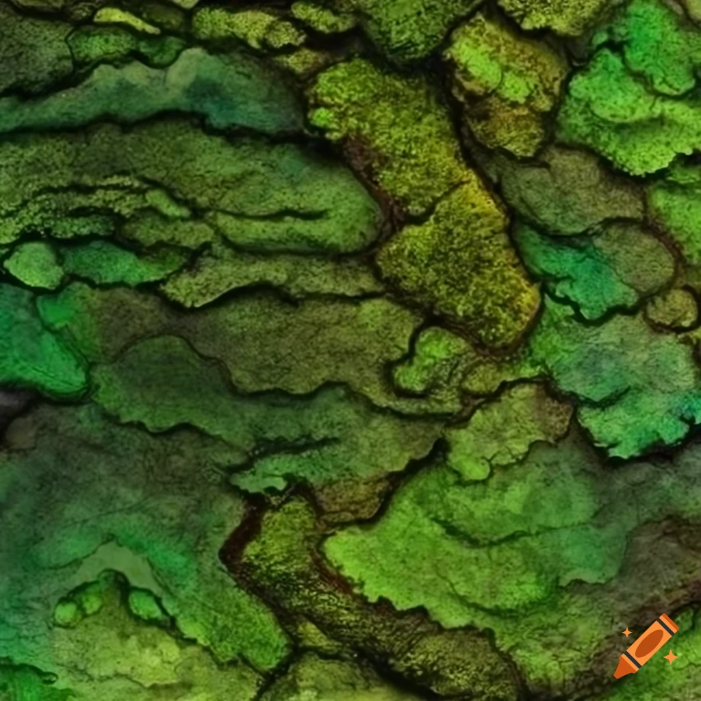 Watercolor moss texture on Craiyon