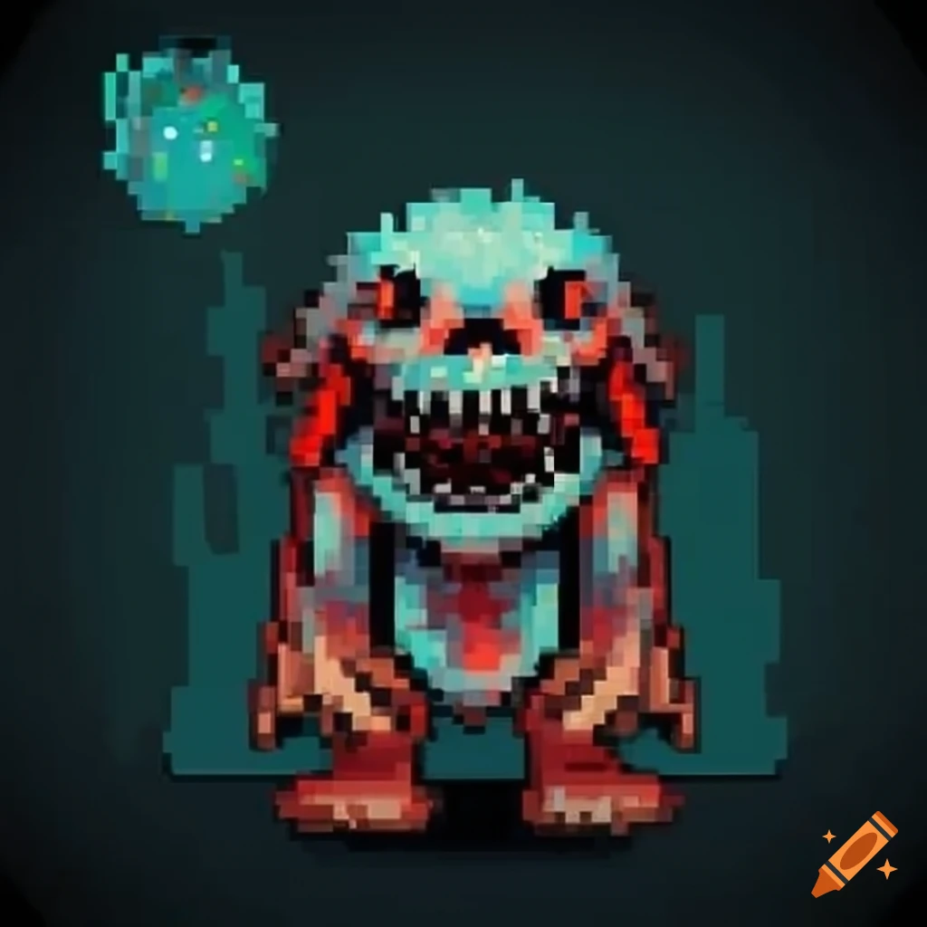Nightmare sprite for a 2d platformer game with magical 2-legged ...