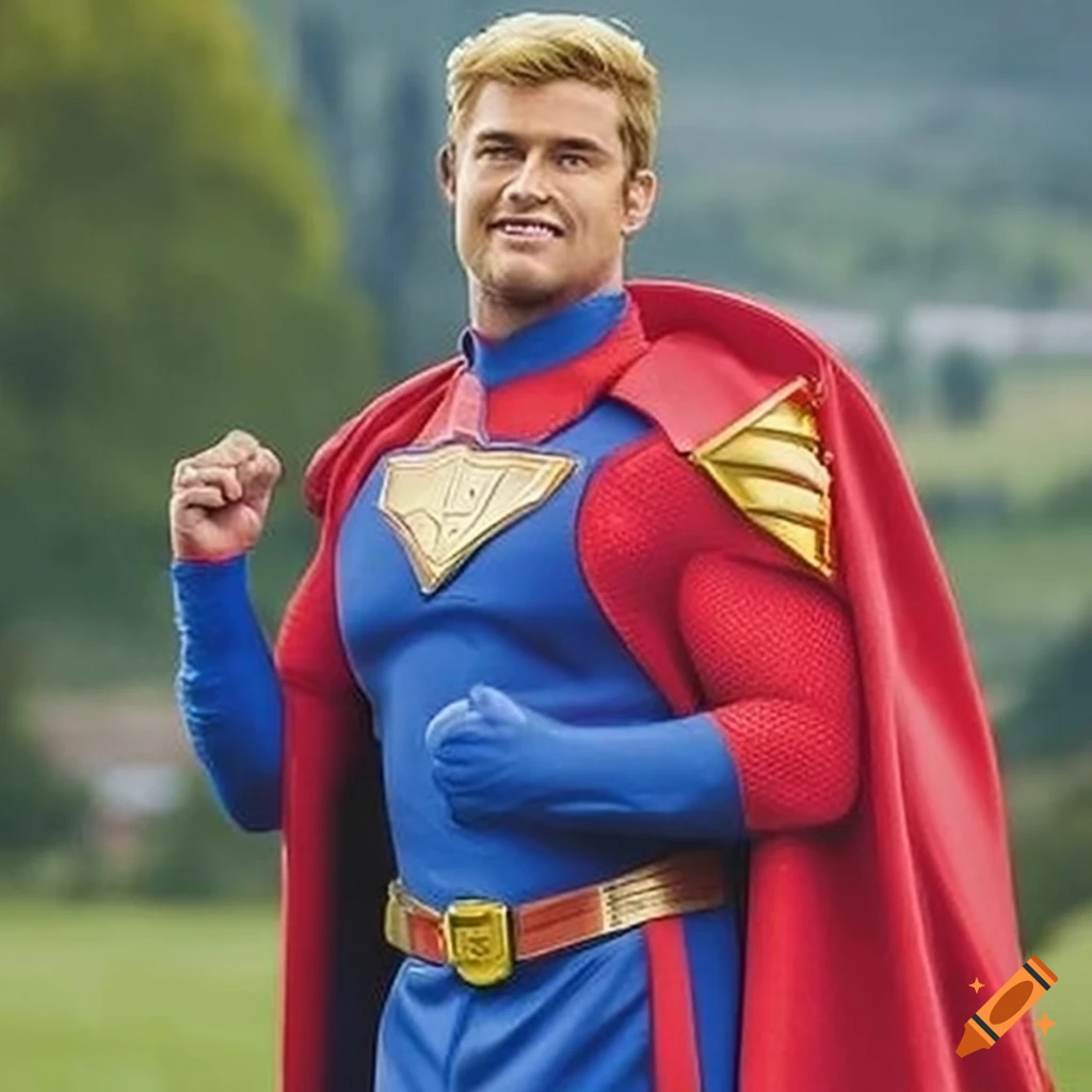 Cbeebies homelander character on Craiyon