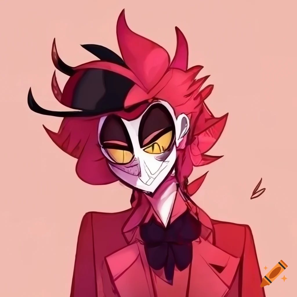 Male character from hazbin hotel on Craiyon