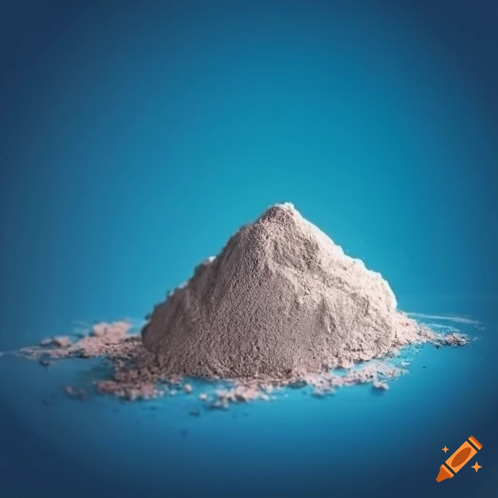Magnesium powder on blue background on Craiyon