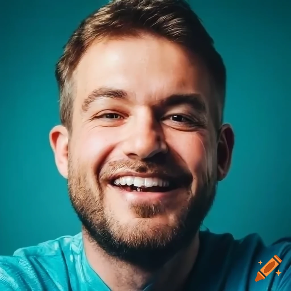 Close-up selfie of a sharply featured man in high resolution on Craiyon