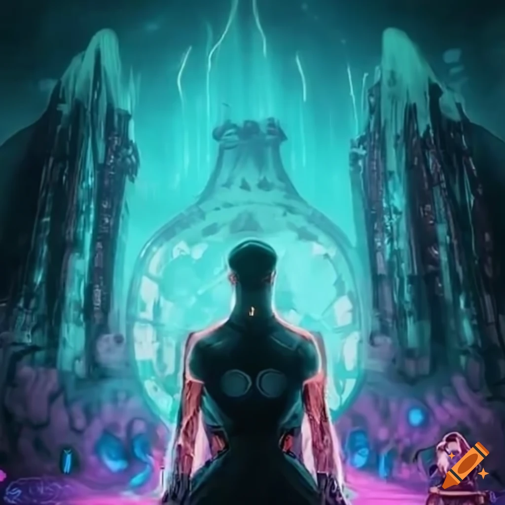 Nanites going ka-pow scene on Craiyon