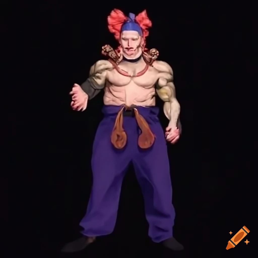 Mark zuckerberg cosplaying as akuma from street fighter on Craiyon