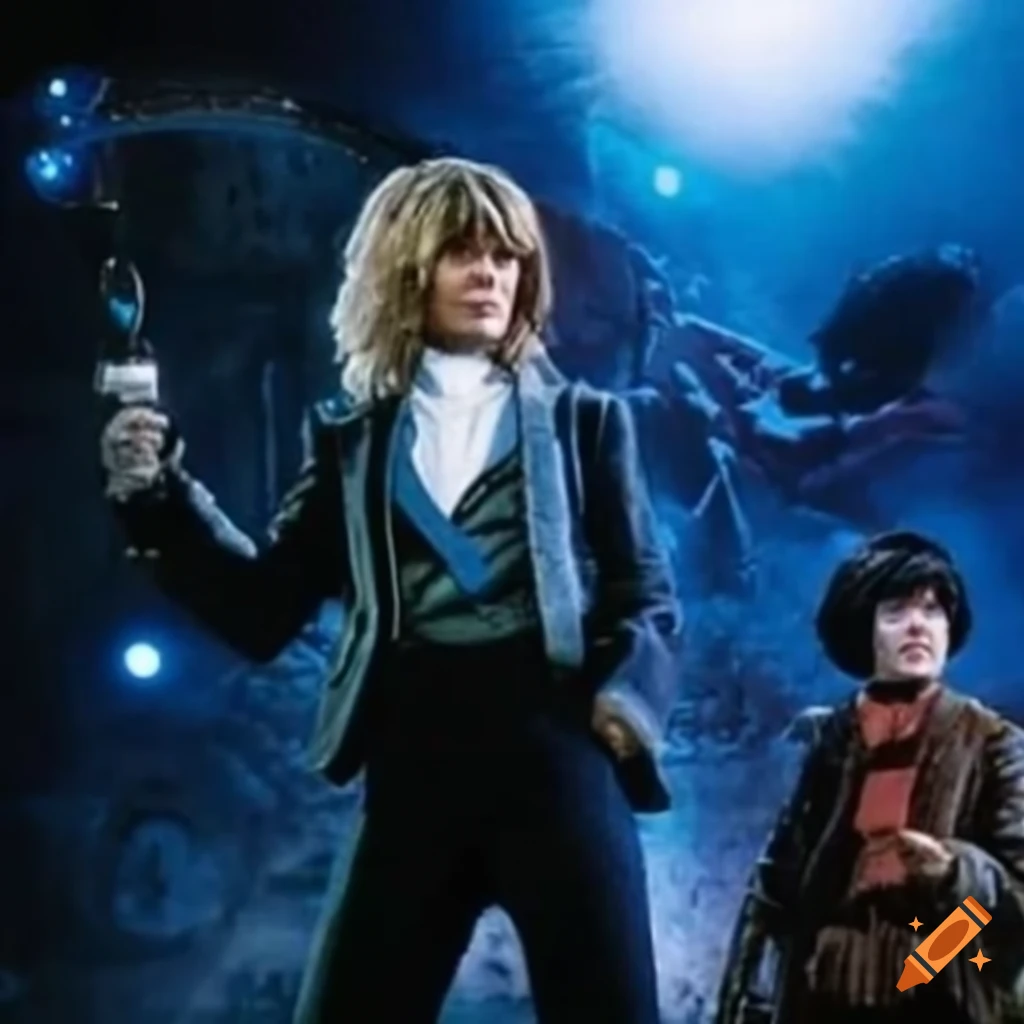 1980s doctor who scene featuring gunnm on Craiyon