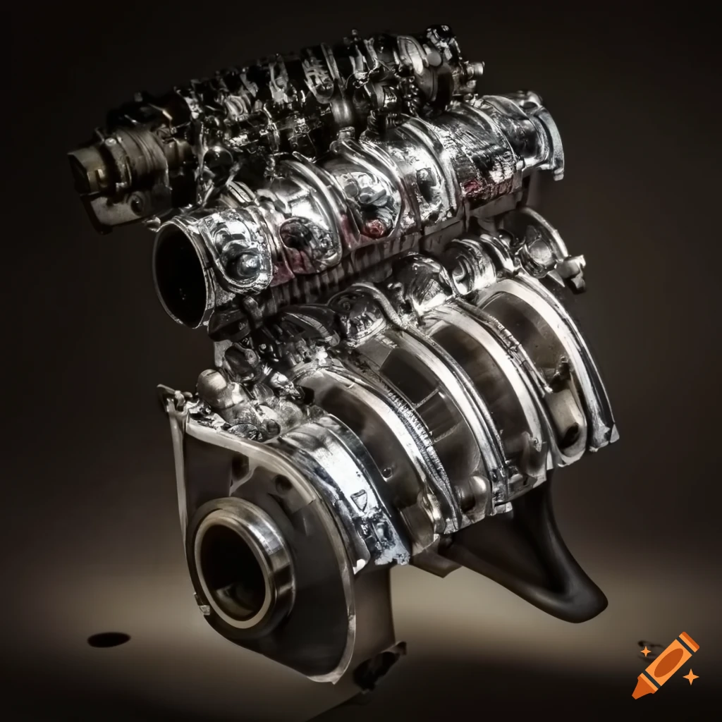 Piston engine on Craiyon