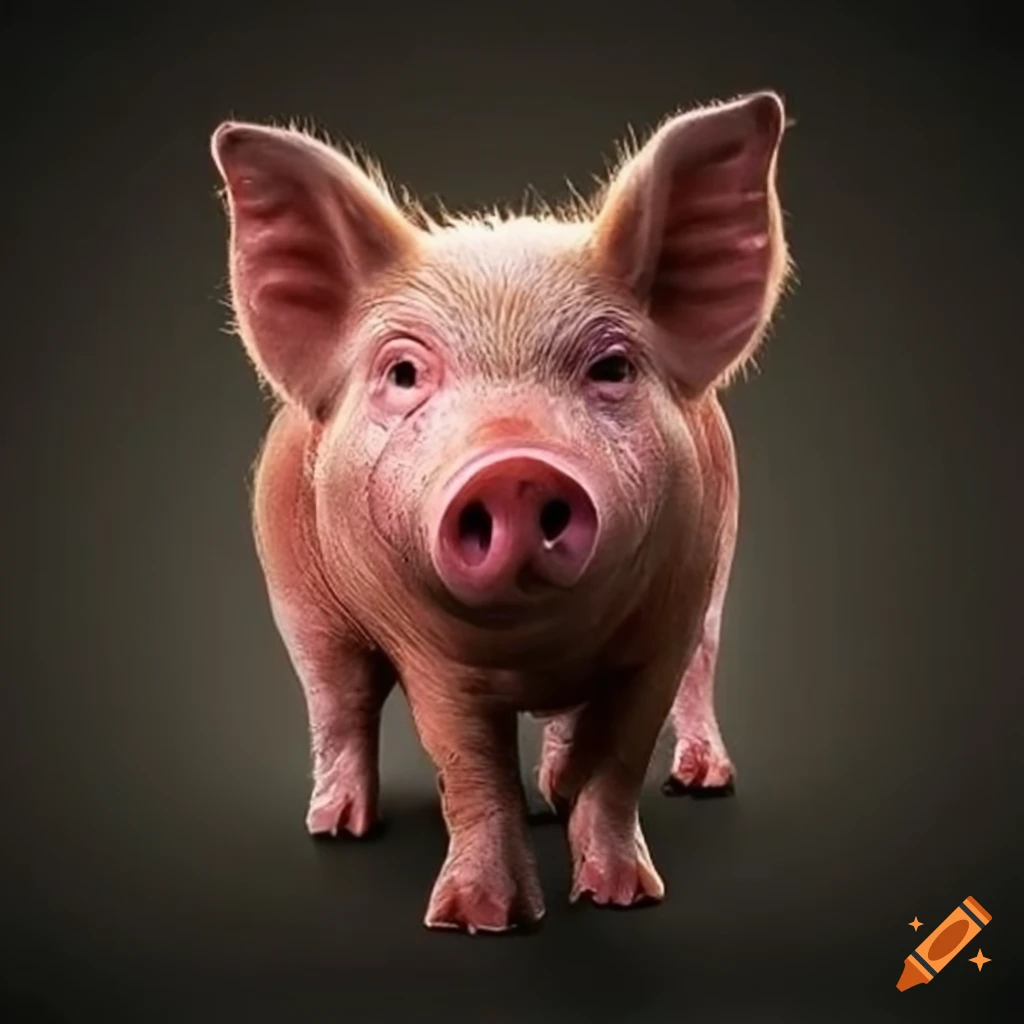 Pig on Craiyon