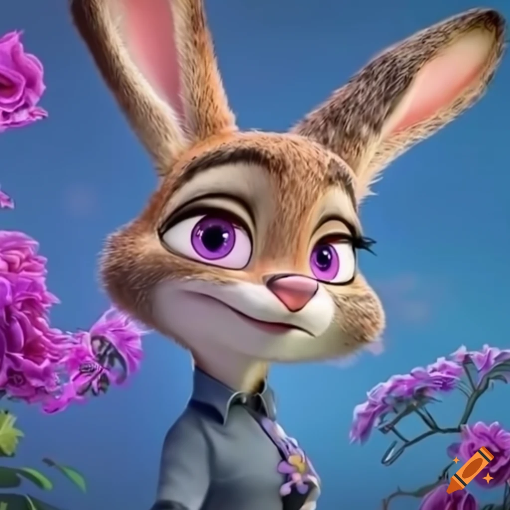 Judy rabbit from zootopia on Craiyon