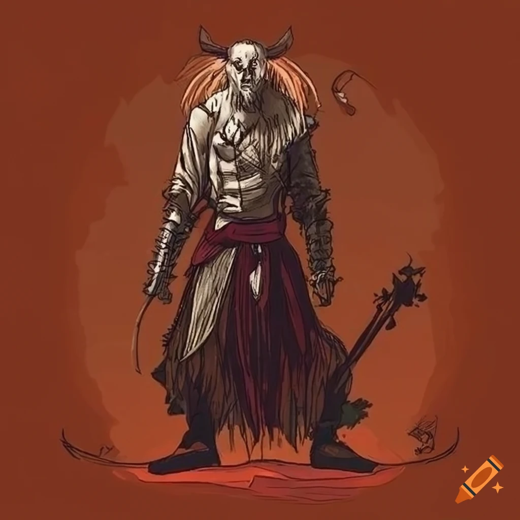 Fantasy medieval religious fanatic Skaven politician drawing on Craiyon