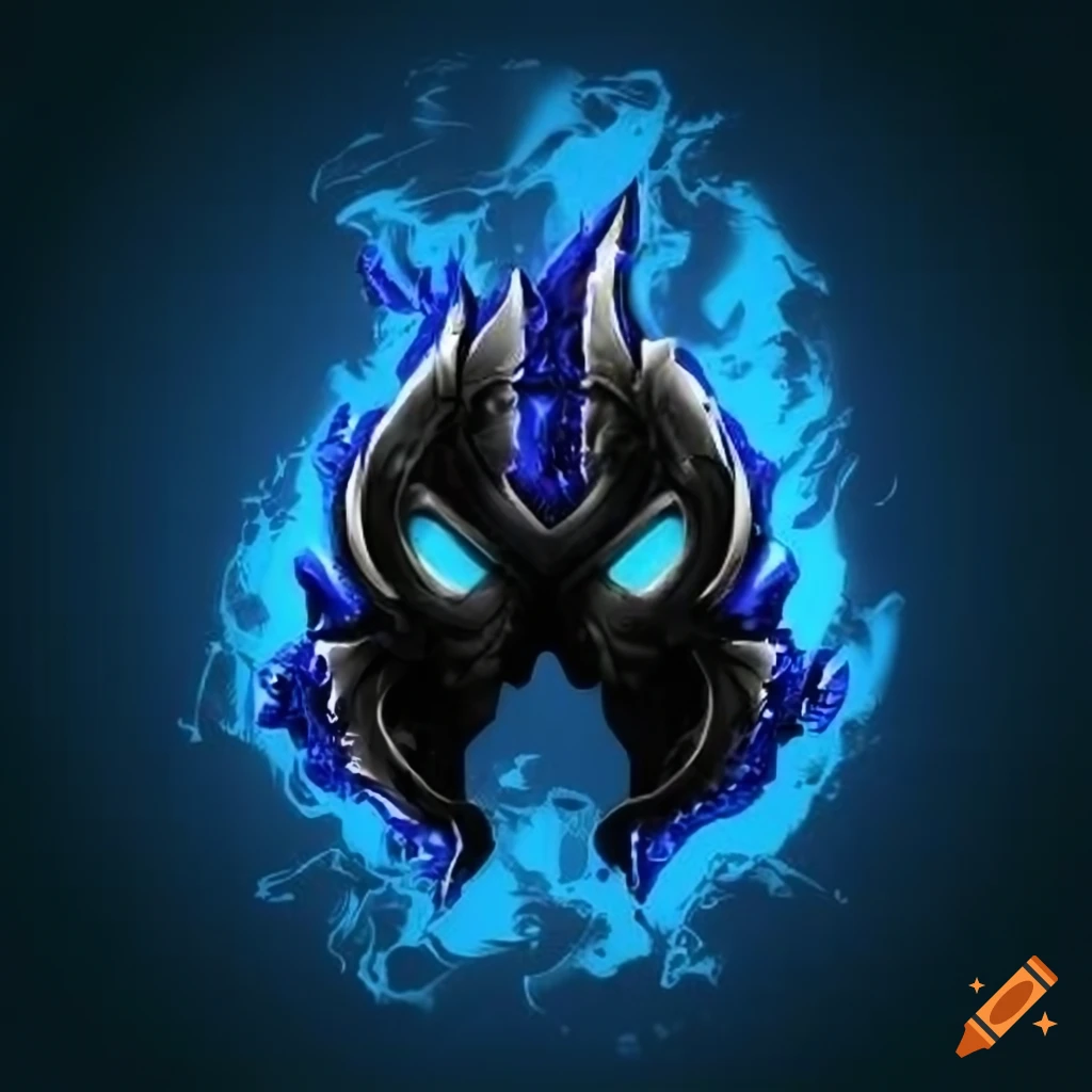 Sdw gaming clan logo in black and blue colors on Craiyon